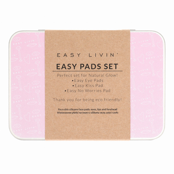 Zestaw wielorazowych płatków do twarzy (EASY PADS SET) Easy Livin' | sklep Shibushi.pl